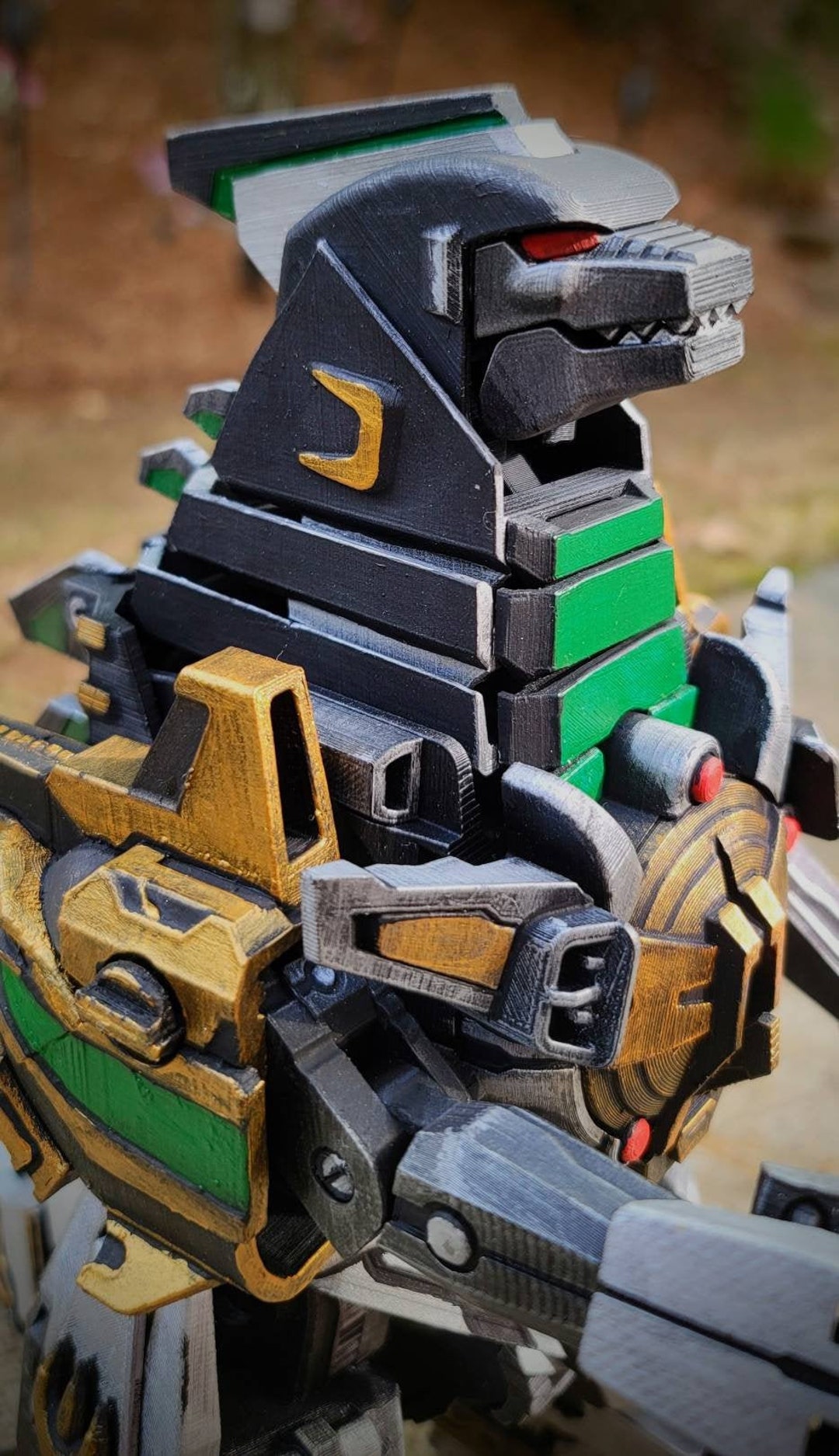 Power Rangers Dragonzord: 3D Printed Replica - Etsy