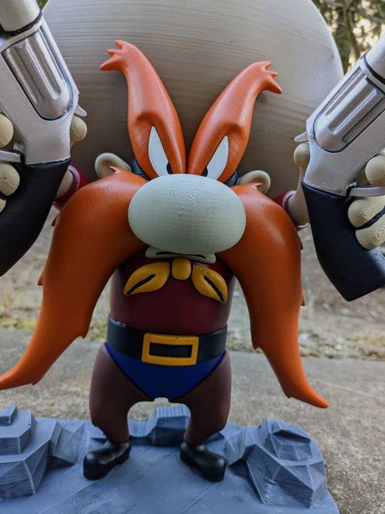 Yosemite Sam From the Looney Tunes : 3D Printed Replica - Etsy