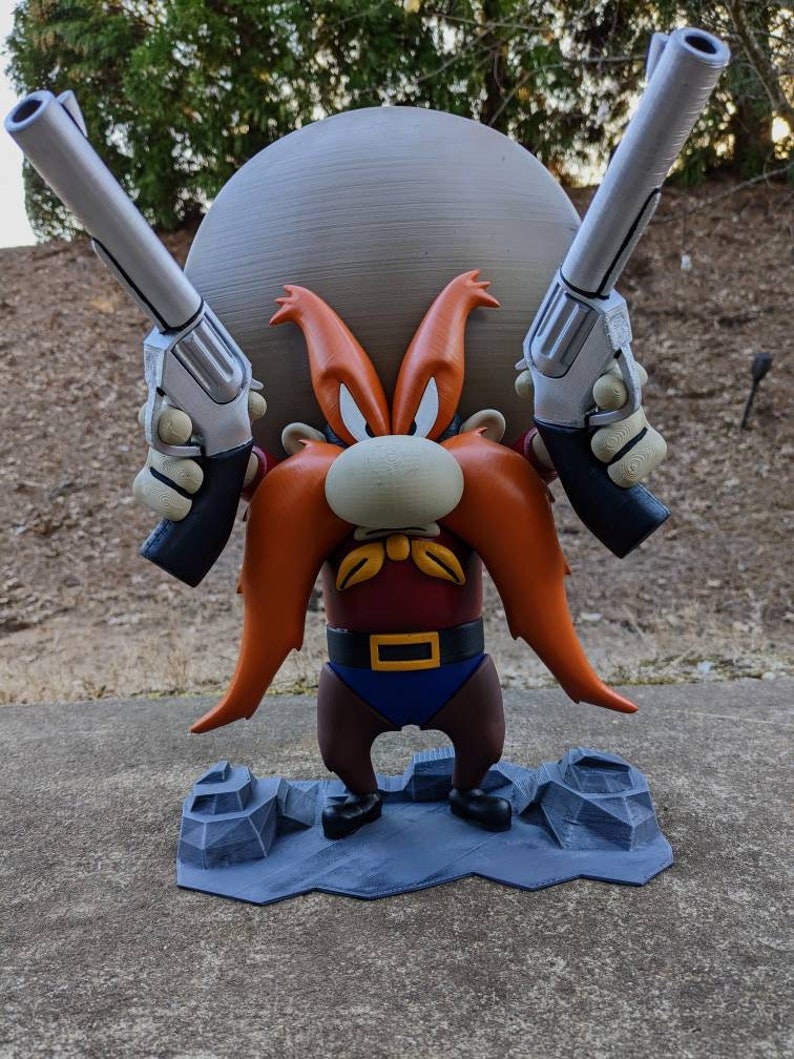 Yosemite Sam From the Looney Tunes : 3D Printed Replica - Etsy