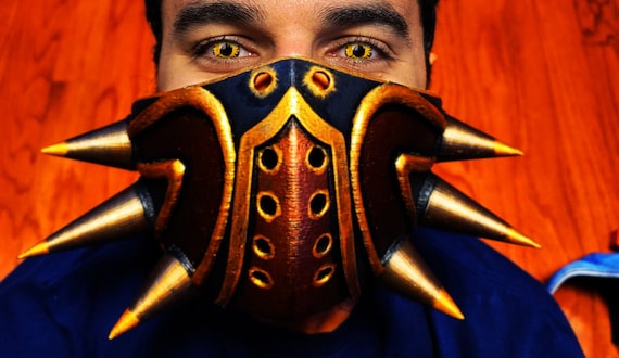 Spiked Steampunk Mask Custom Painted 3D Printed | Etsy