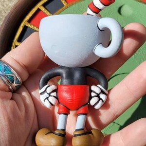 Cuphead ( Stand or Diorama Available ): Cuphead Game Replica - Etsy