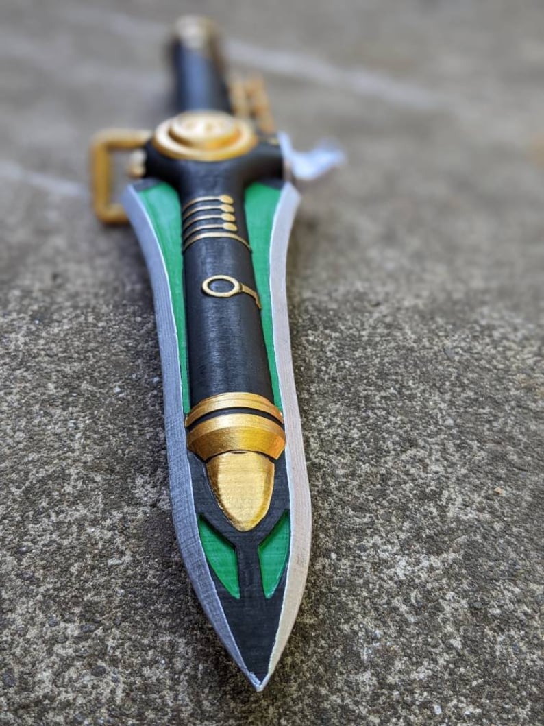 Green Dragon Dagger Green Ranger : 3D Printed Power Rangers - Etsy
