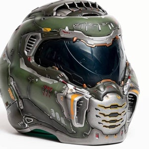 Doom Mask: Video Game Replica, Custom Painted 3D Printed - Etsy