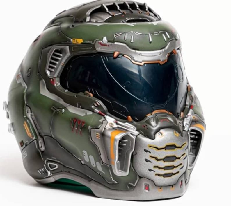 Doom Mask: Video Game Replica, Custom Painted 3D Printed - Etsy