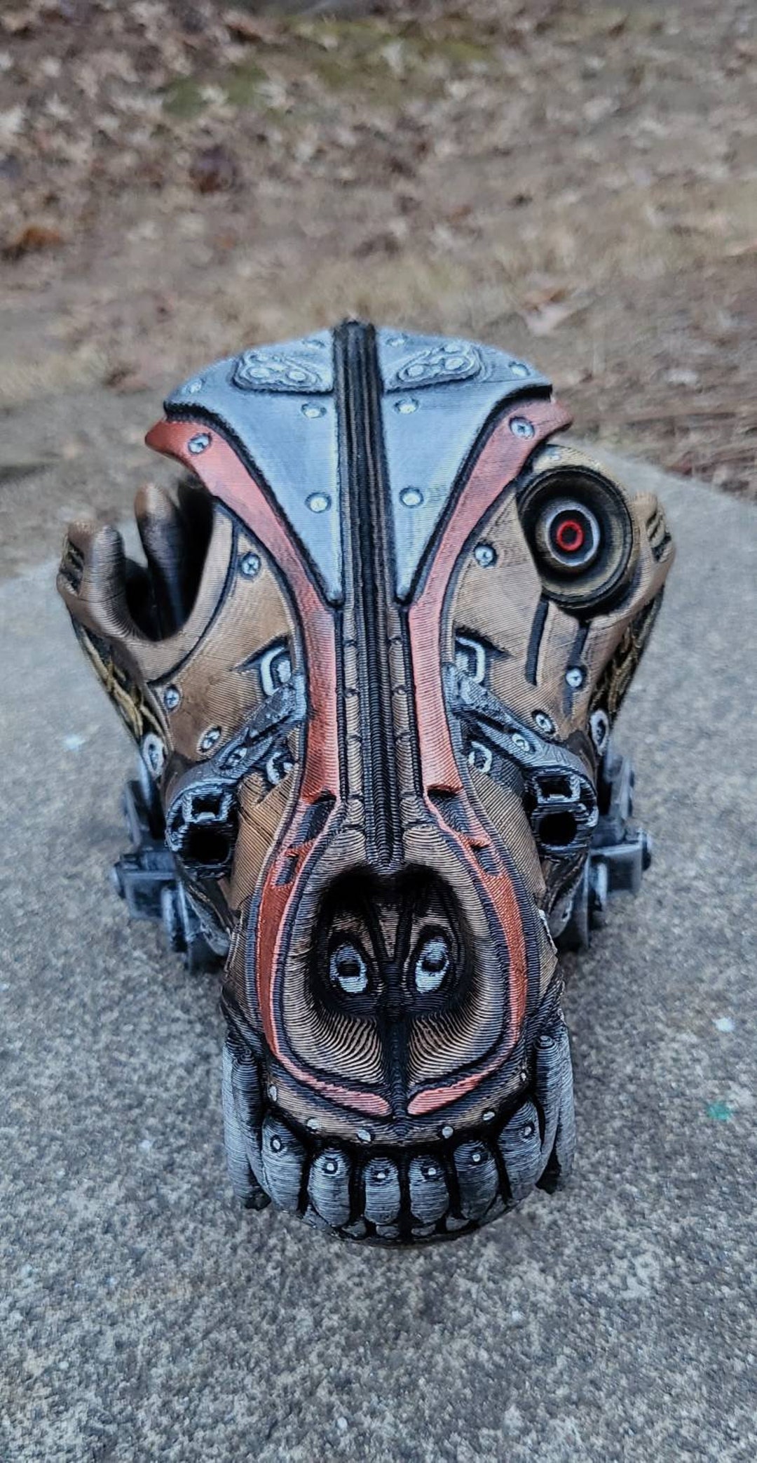 Steampunk Fox Skull : 3D Printed - Etsy