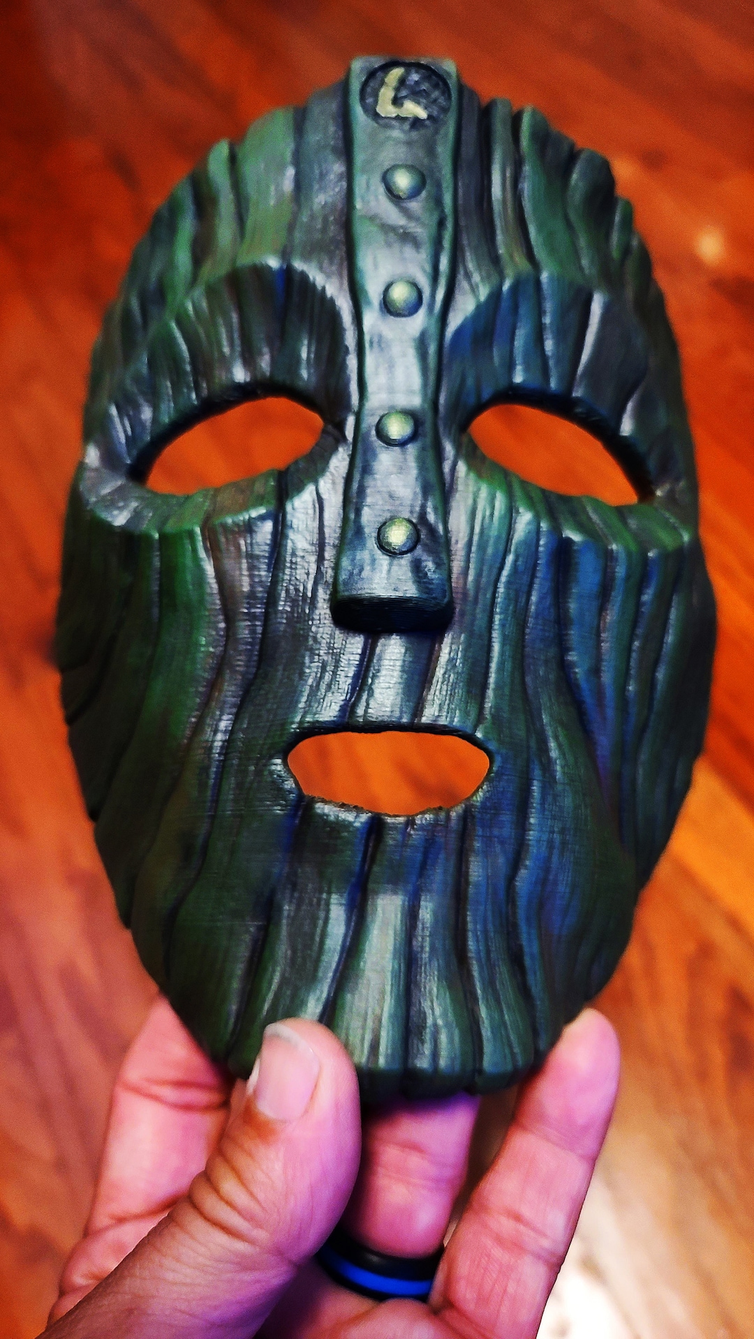 Loki's Mask: Movie Replica Custom Painted 3D Printed - Etsy