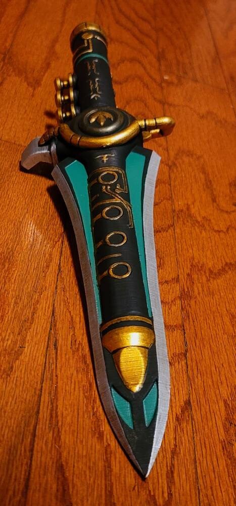 Green Dragon Dagger Green Ranger : 3D Printed Power Rangers - Etsy