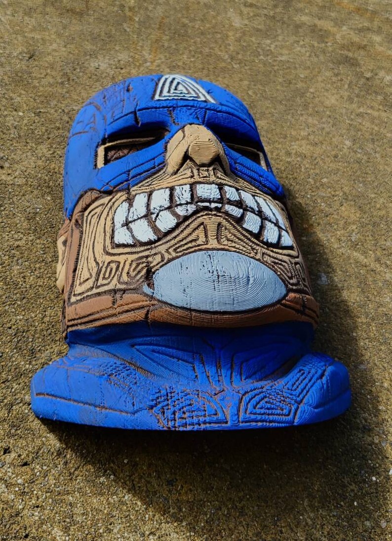 Captain America Tiki Head ( Set of 3 Available ) : 3D Printed Wall ...