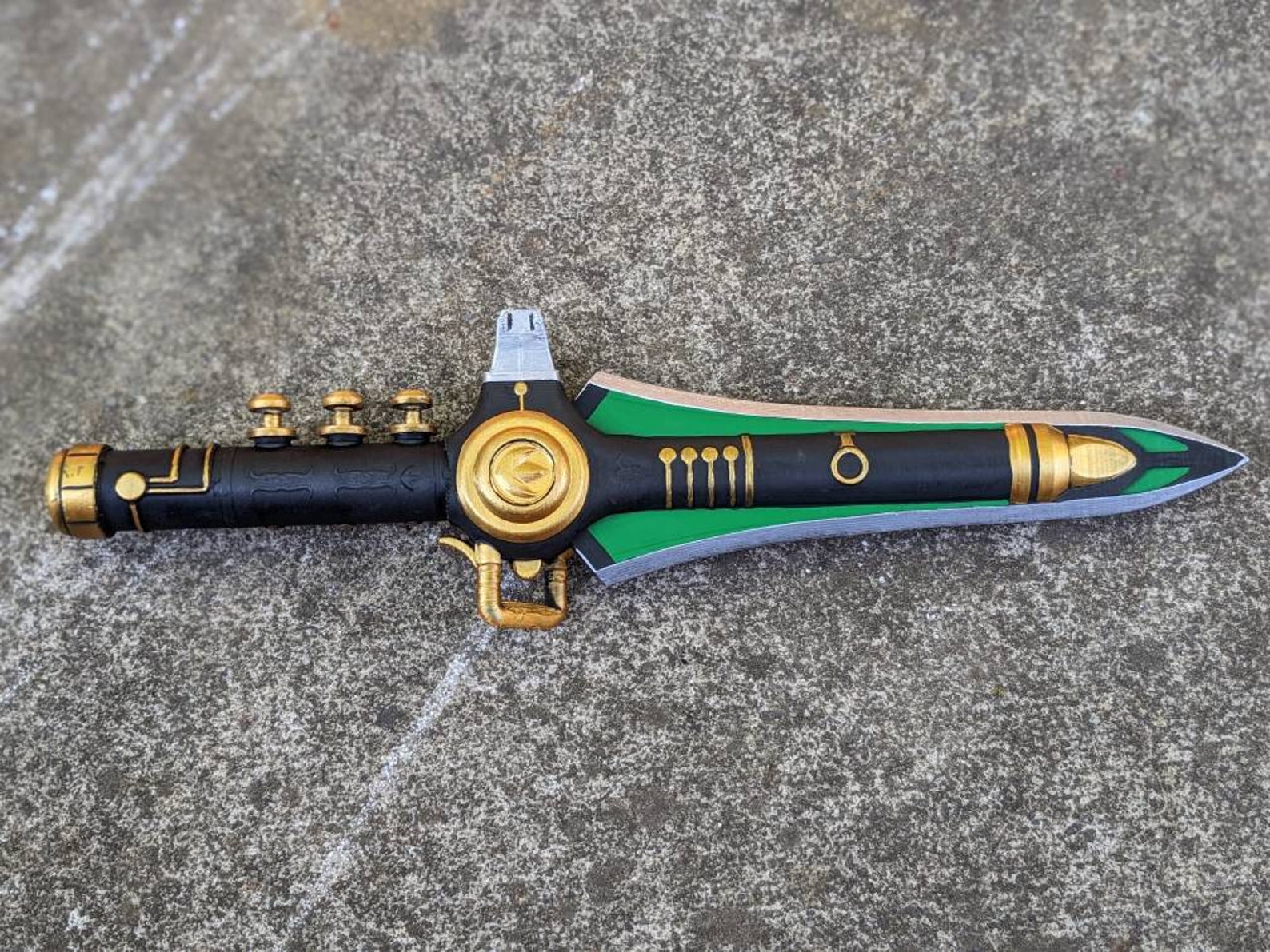 Green Dragon Dagger Green Ranger : 3D Printed Power Rangers - Etsy