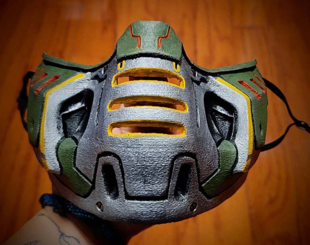 Doom Mask: Video Game Replica, Custom Painted 3D Printed - Etsy