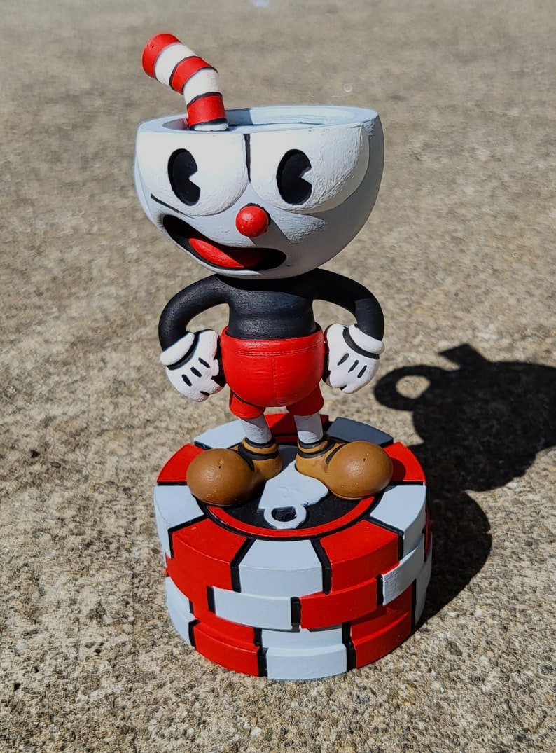 Cuphead Stand or Diorama Available : Cuphead Game Replica - Etsy