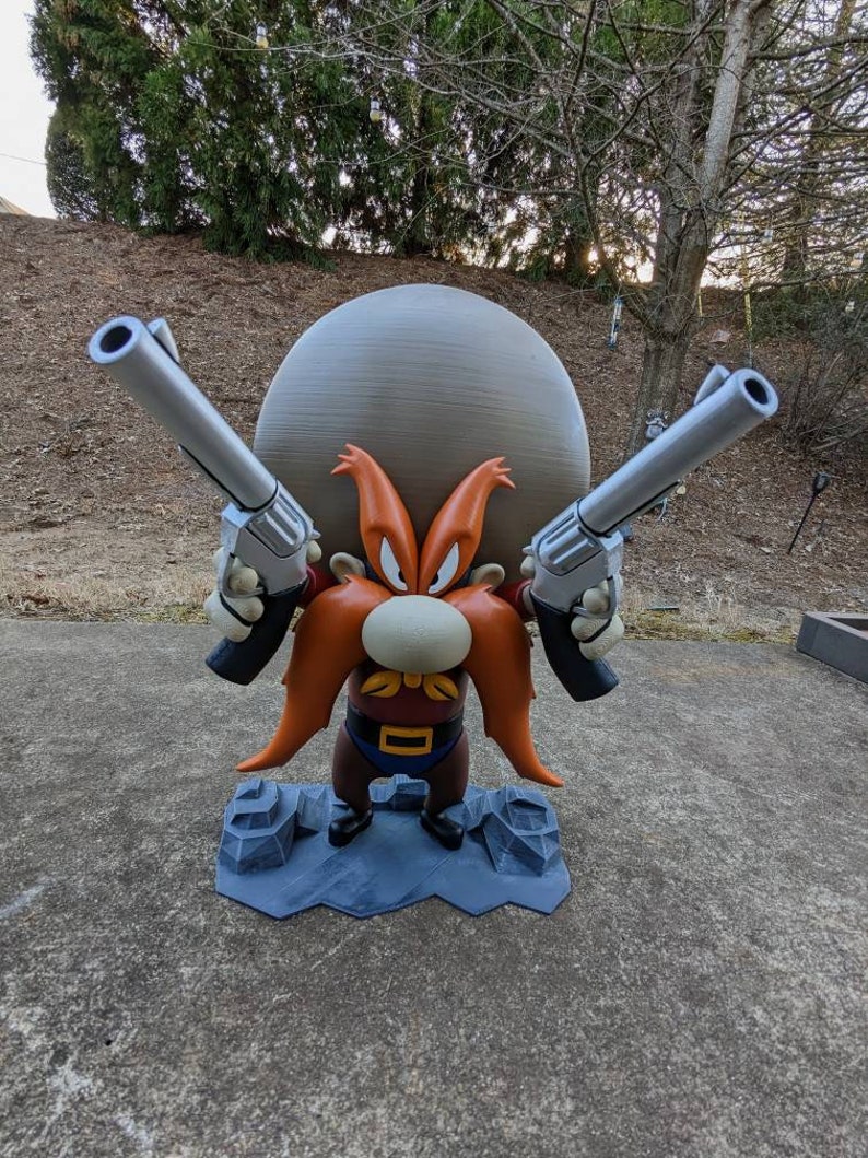 Yosemite Sam From the Looney Tunes : 3D Printed Replica - Etsy