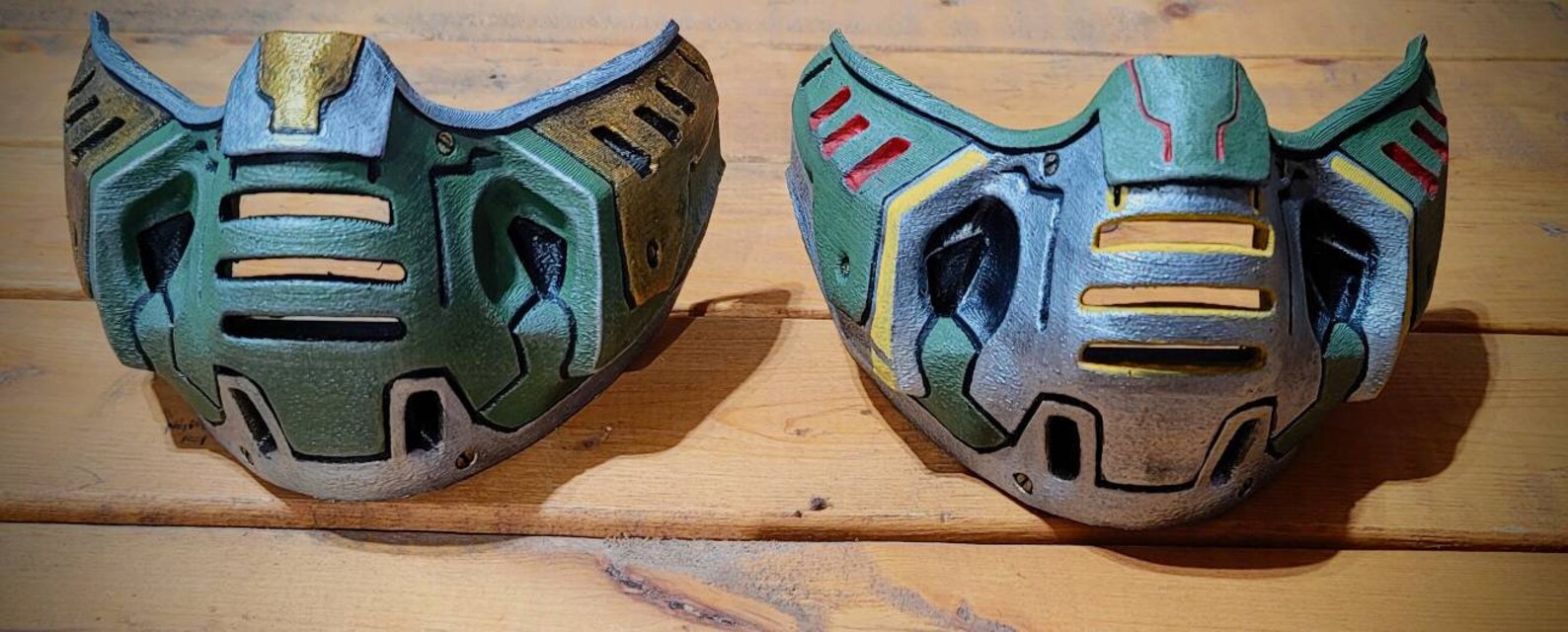Doom Mask: Video Game Replica Custom Painted 3D Printed | Etsy