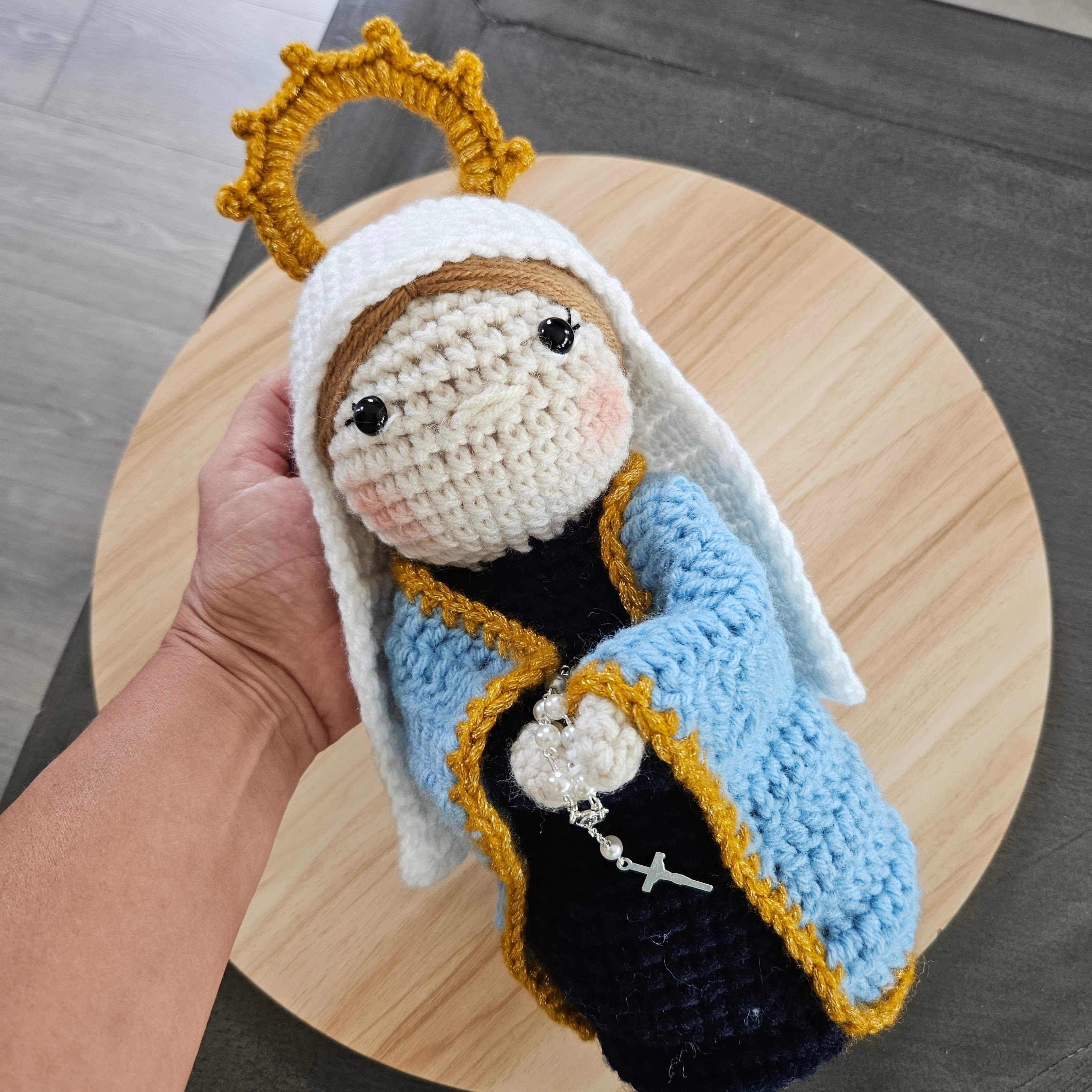 Virgin Mary Crochet Holy Mary Virgin Mary Crochet - Etsy
