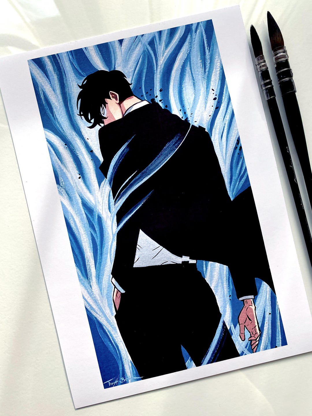 ANIME PRINT Anime Prints for Anime Fan Anime Room Decor Wall Art Solo ...