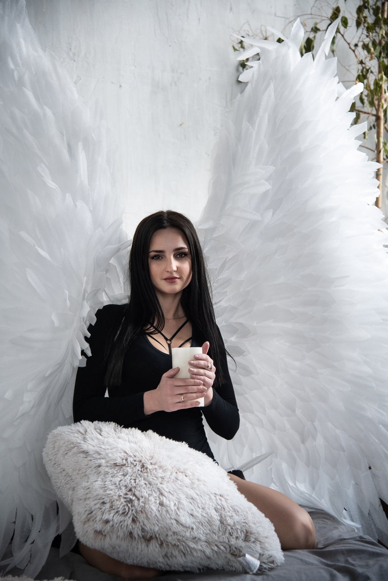 Angel Wings Costume Sexy Cosplay White Angel Bird Wings Wings Etsy