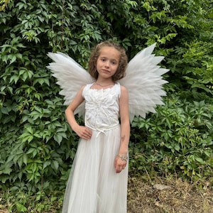 Little Angel Wings Costume for Girl, White Angel, Little Fairy ...