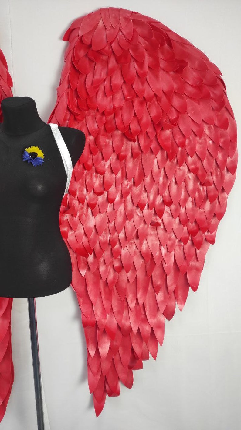 Red аngel Wings Sexy Cosplay Costume Women Devil Adult Cupid - Etsy