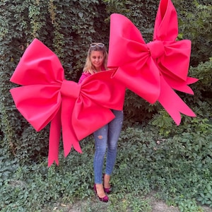 Extra Large Elegant Bow - Red, Green, Blue, Gray - Christmas, Wedding ...