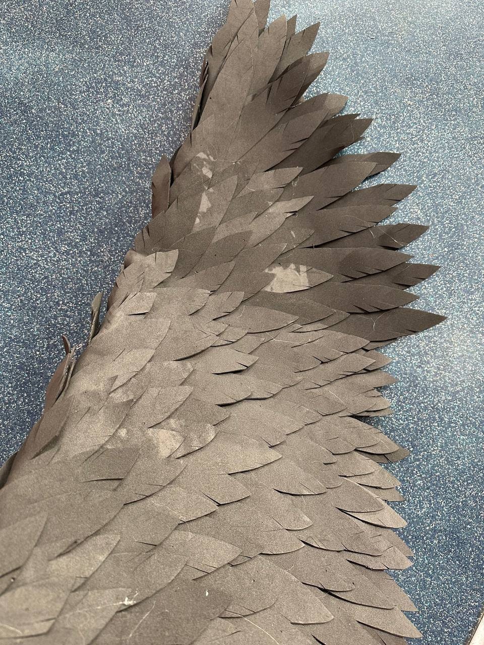 Black Bird Arm Wings Bird Costume Cosplay Flexible Arm Wings Halloween ...