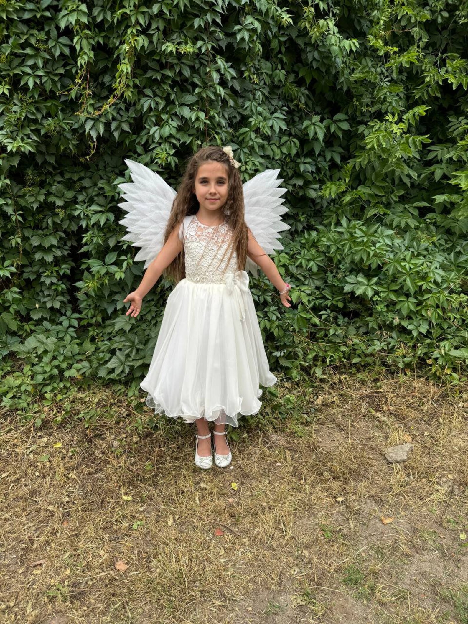 Little Angel Wings Costume for Girl, White Angel, Little Fairy ...