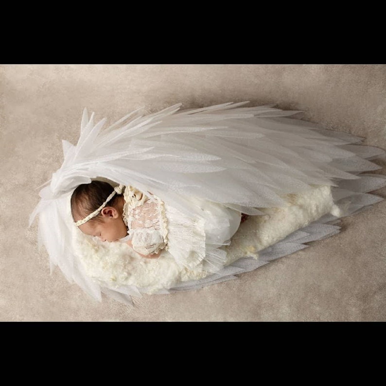 Newborn Angel Wings Props, Newborn Photo Props Baby White Wings - Etsy