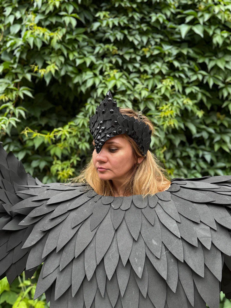 Black Angel Wings, Large Costume Wings, Fantasy Wing Props for ...
