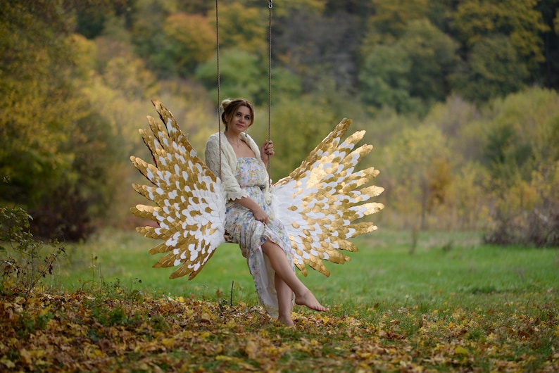 Angel Wings for a Swing Gold White Large for a Photo Shoot - Etsy
