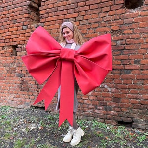 Extra Large Elegant Bow - Red, Green, Blue, Gray - Christmas, Wedding ...
