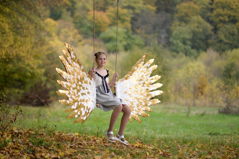 Angel Wings for a Swing Gold White Large for a Photo Shoot - Etsy
