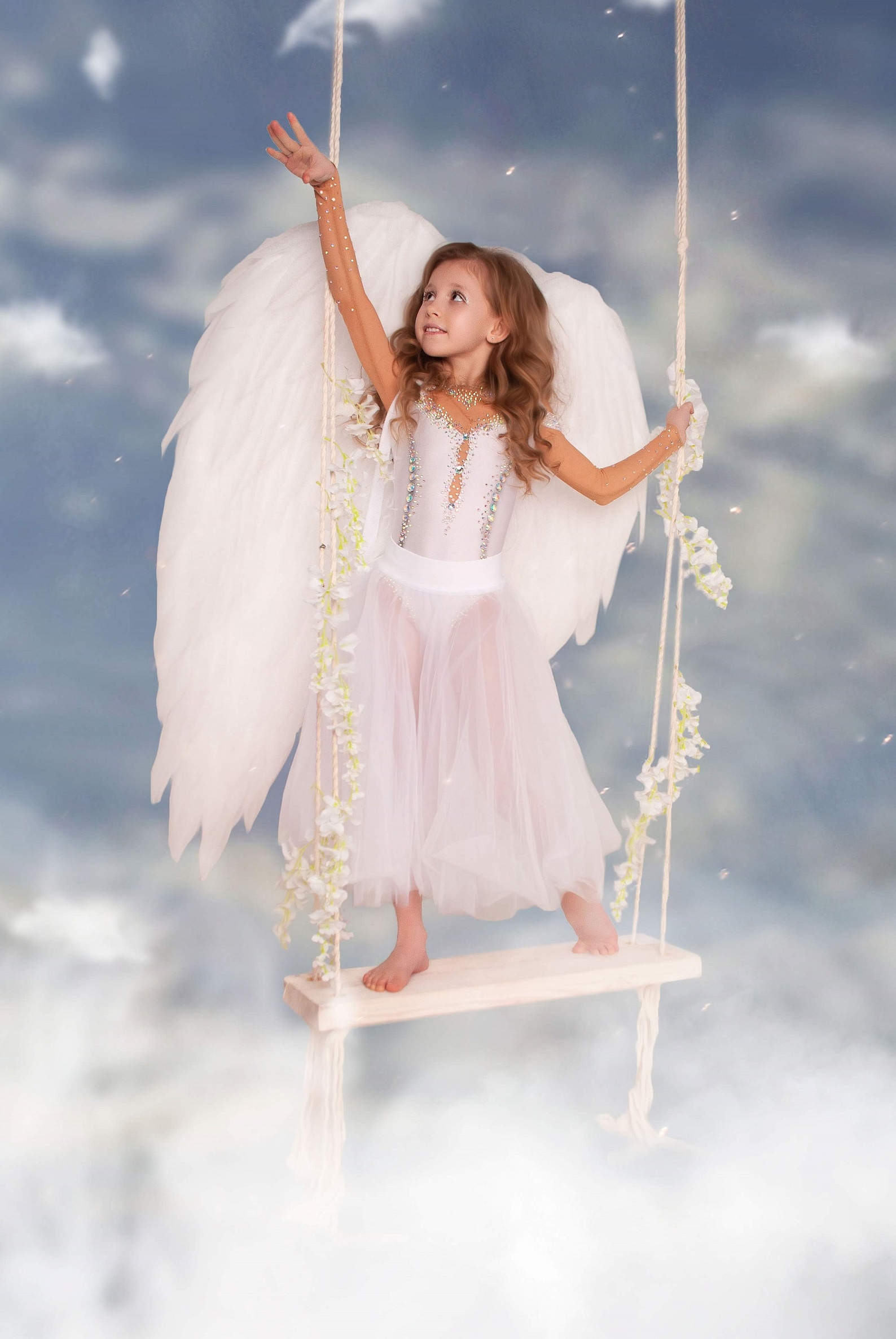 White Kids Angel Wings, Kids Angel Wings, Wings Cosplay, Christmas ...