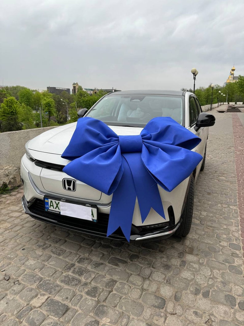 Car Bow Holiday Decor Gift, Giant Bow. - Etsy