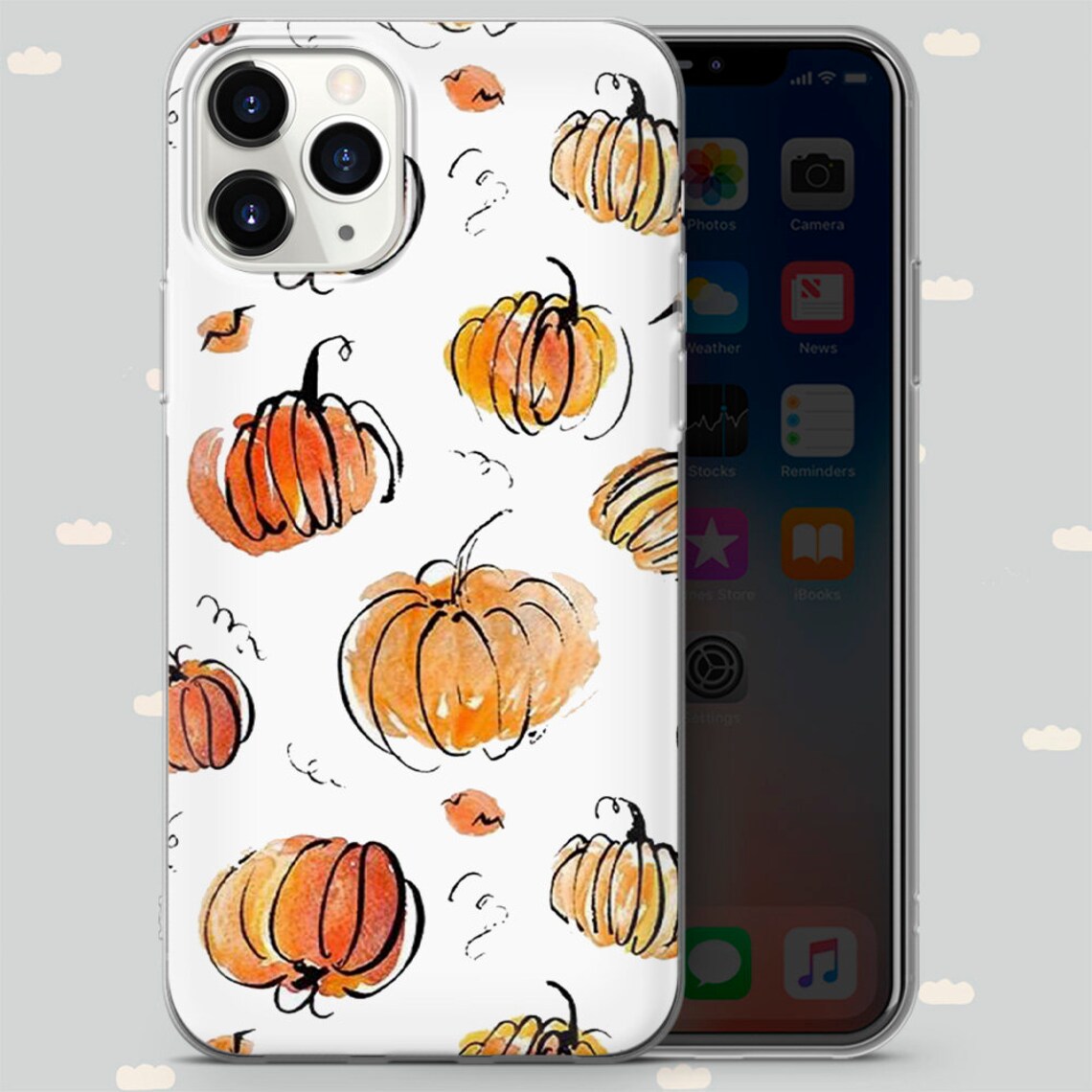 Halloween Pumpkin Phone Case For iPhone SE 5 6 7 8 11 12 XS | Etsy