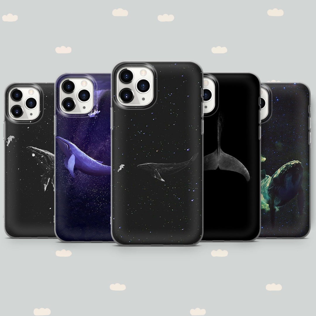 Space Whale Phone Case for iPhone Samsung Huawei Realme Honor Asus ...