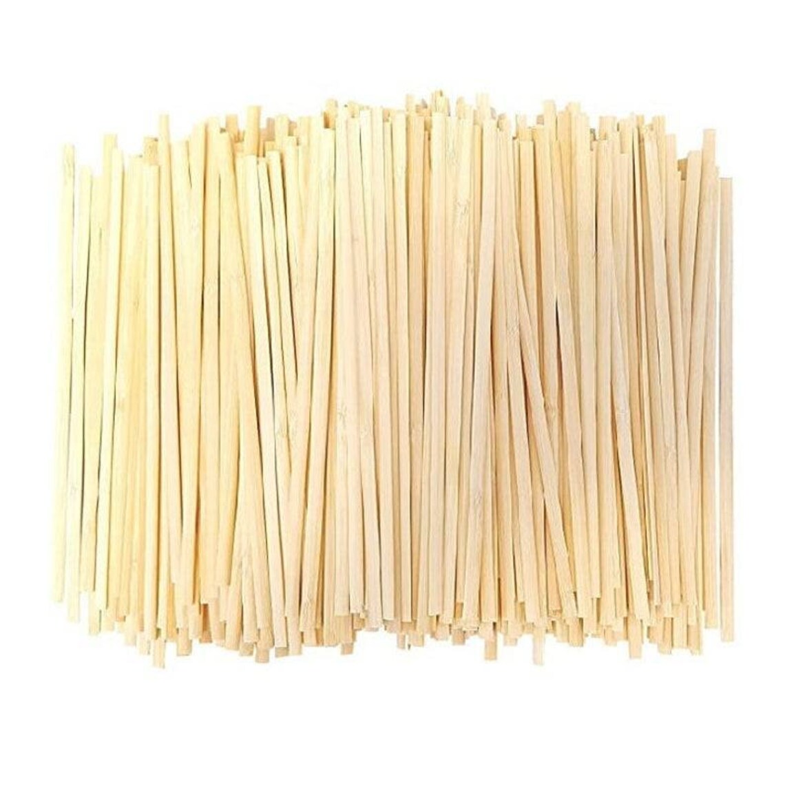 500 X Bamboo Coffee/Tea Stirrer Sticks 5.5 inches with Square | Etsy