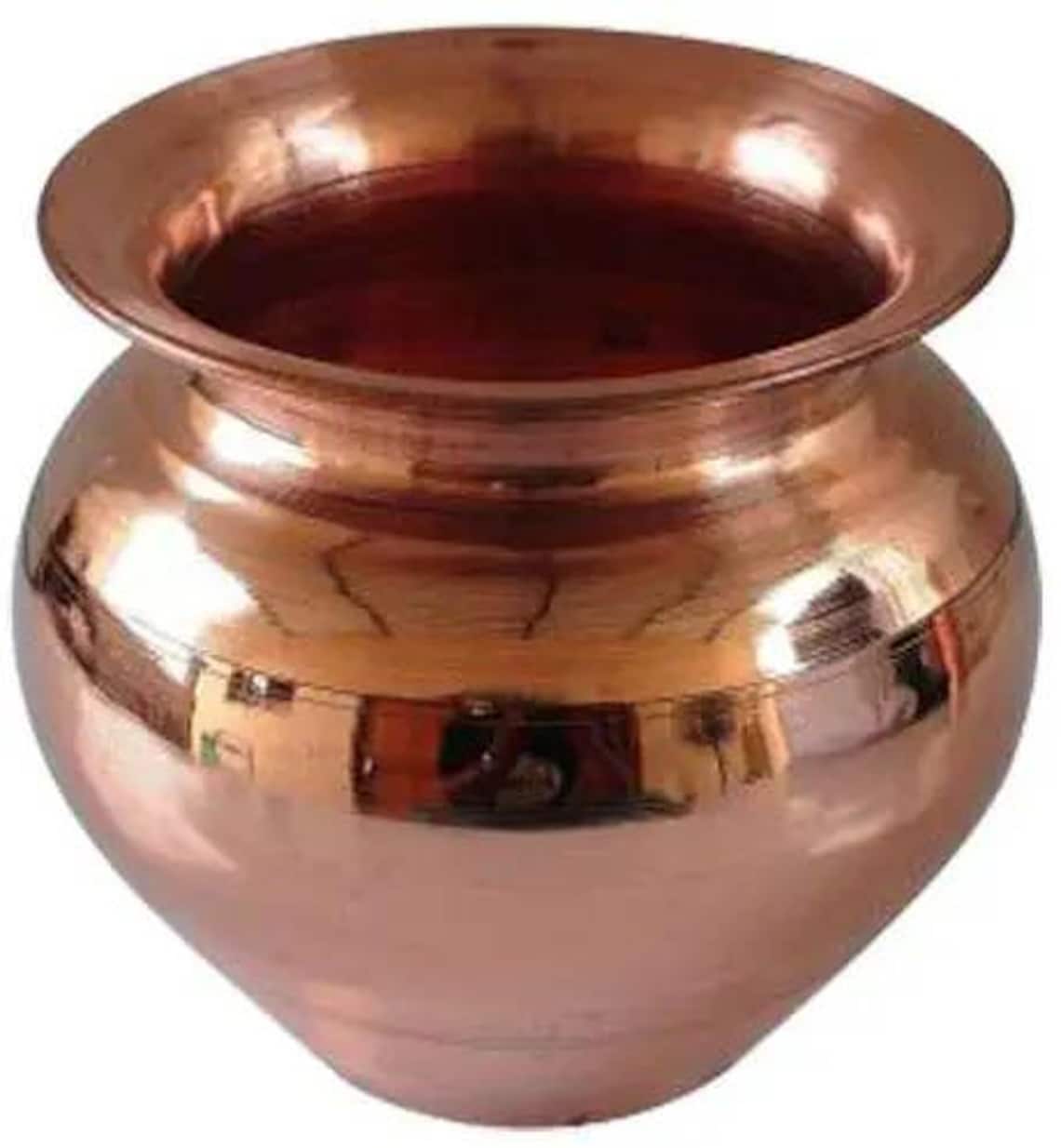 Copper Brass Tamba Kalash/Lota/Pooja Utensil for Temple and | Etsy