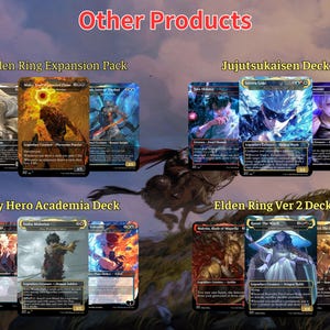 Elden Ring Commander Deck • Elden Ring Mtg Proxy Deck • Mtg Commander Deck • Custom MTG Card ...