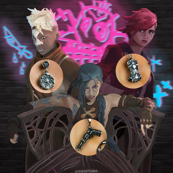 Arcane Ekko Jinx Necklace - Etsy