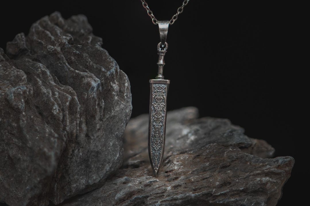 Dark Souls & Elden Ring Inspired Ludwig’s Holy Blade Silver Pendant ...