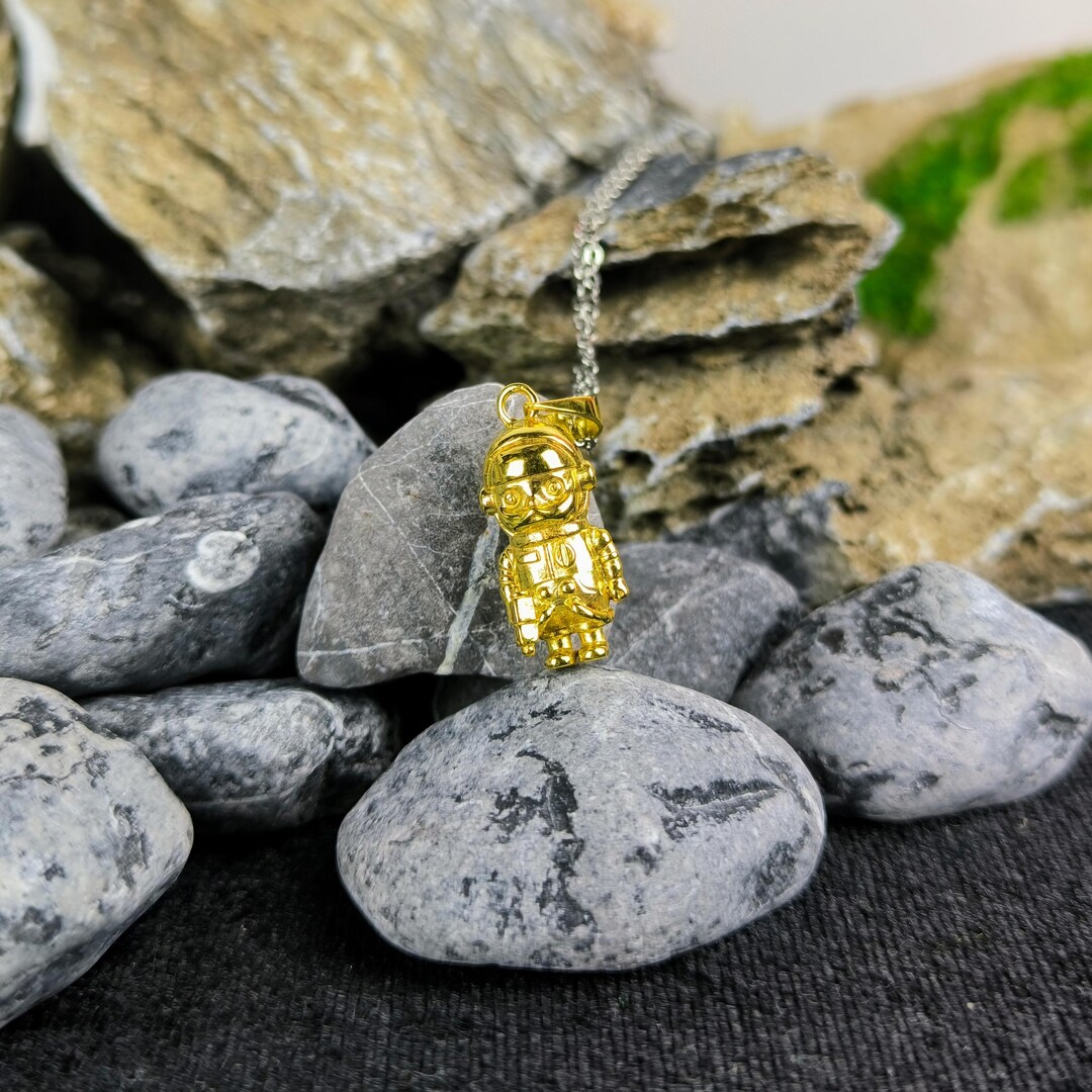 Inspired the Monster Labubu Doll Fanmade Labubu Necklace & Charm 24K ...