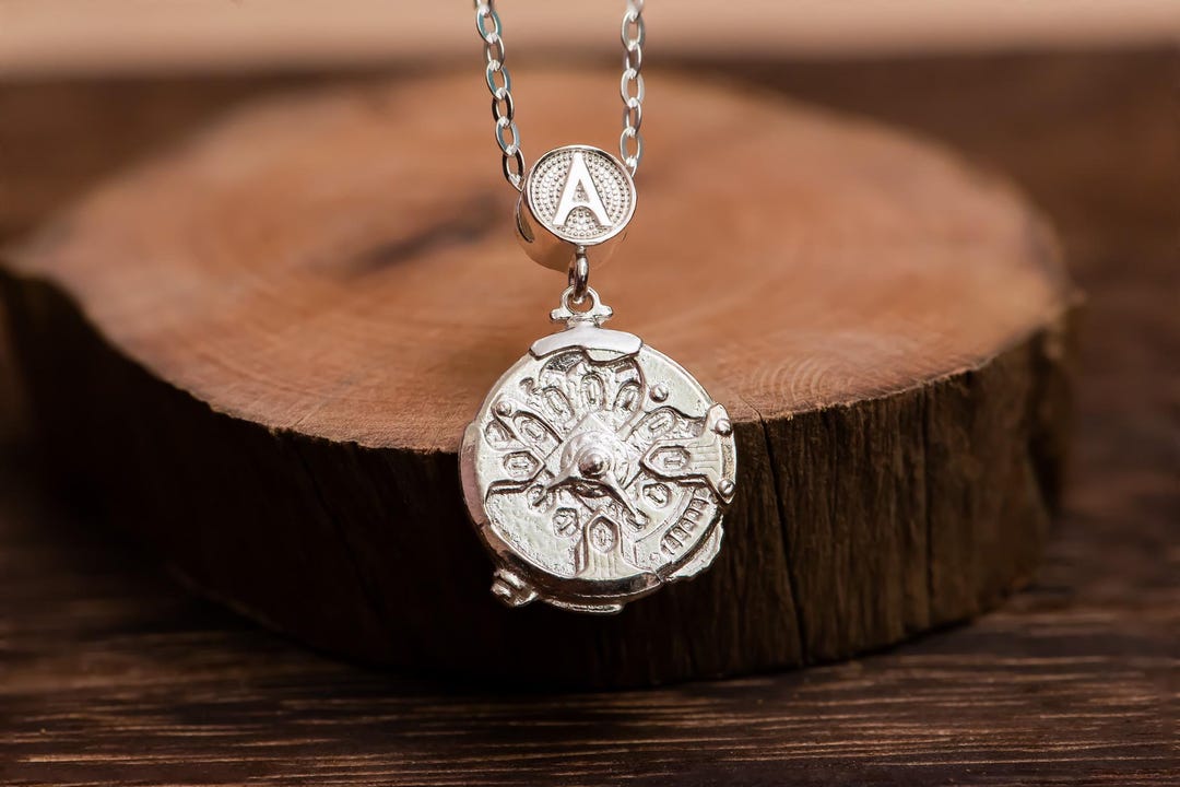 Time Relic Pendant S925 Sterling Silver Necklace, Inspired Stopwatch ...