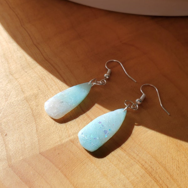Ice Blue Earrings - Etsy