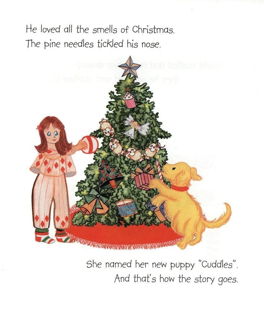 Cuddles, the Christmas Puppy" Book - Etsy