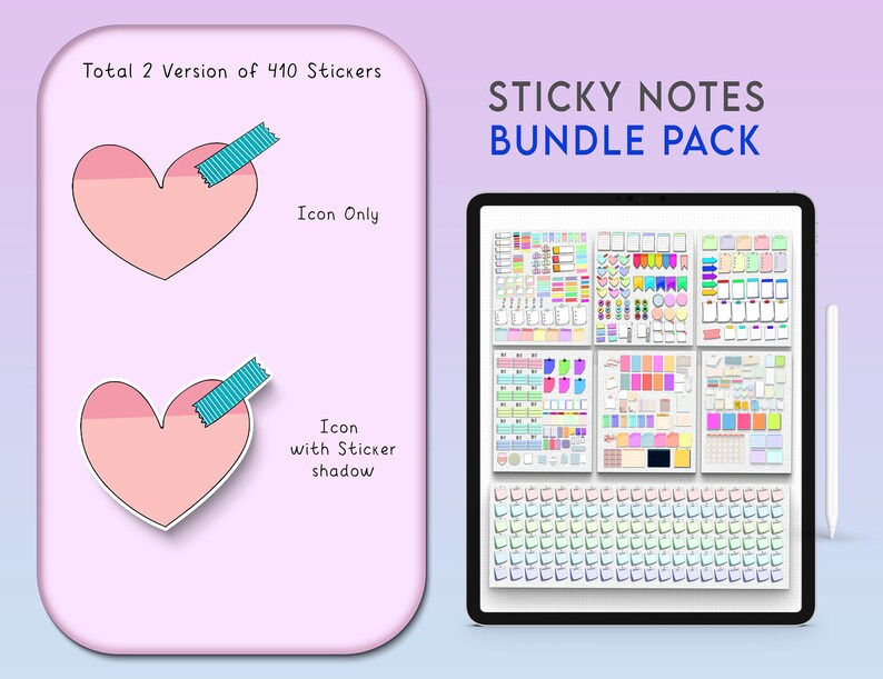 Goodnotes Sticky Notes Png, Digital Sticky Notes Set, Post It Note ...