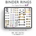 Realistic Digital Planner Rings Digital Planner Toolkit - Etsy