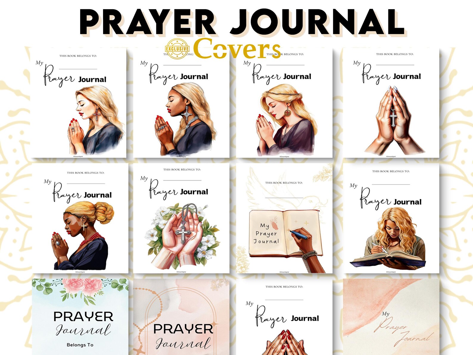 Prayer Journal Printable | Bible Study Guide | Gratitude Journal ...