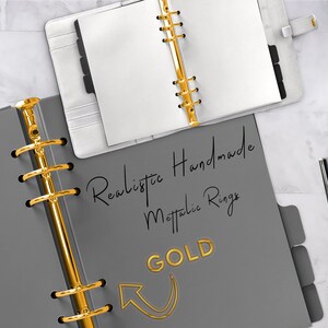 Realistic Digital Planner Rings Digital Planner Toolkit - Etsy