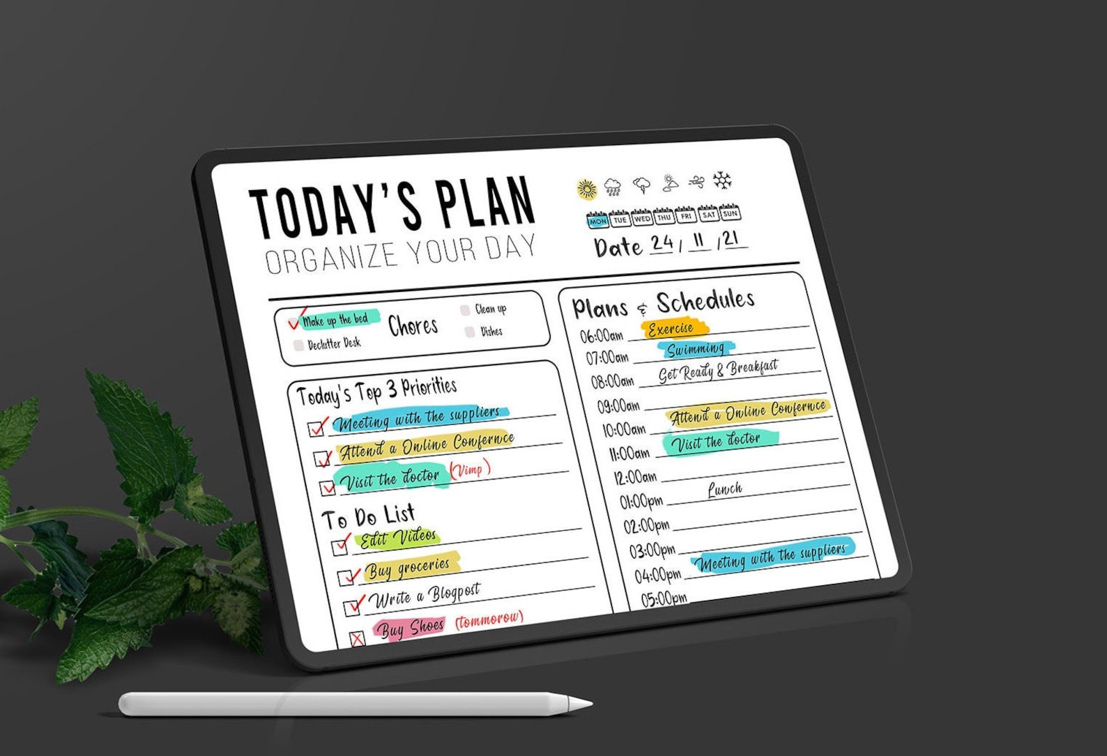 The Ultimate Daily Digital Planner Printable & Editable 2026 ...