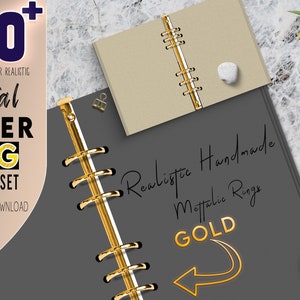 Realistic Digital Planner Rings , Digital Planner Toolkit Goodnotes ...
