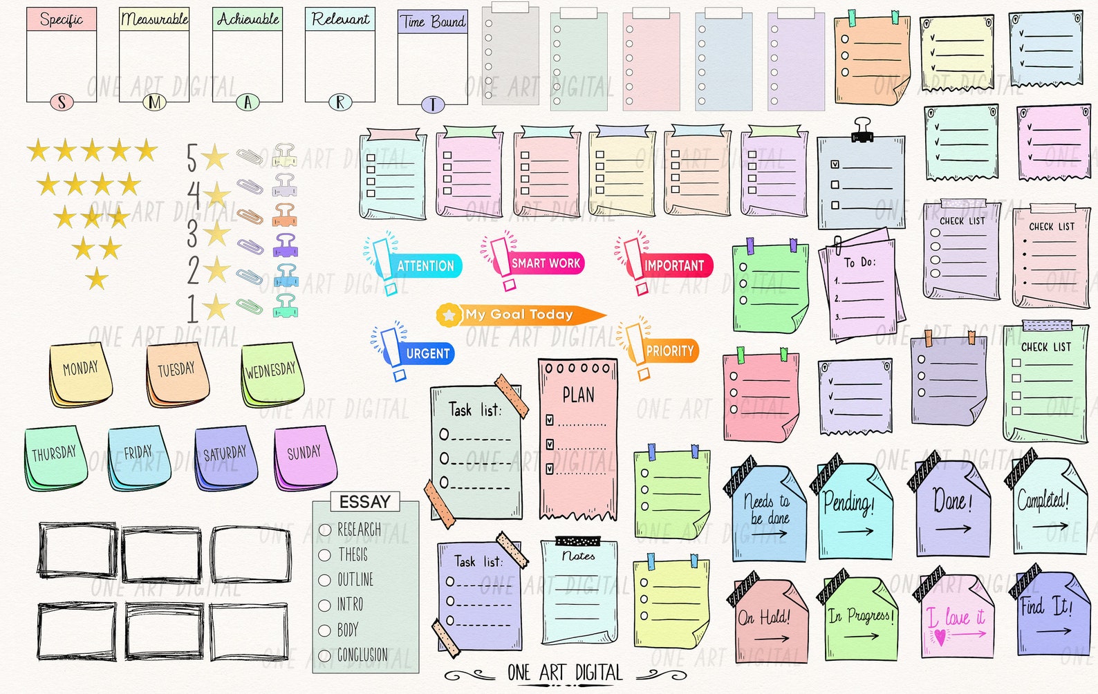 Simple Project Planner PDF Printable | Productivity Planner, Task ...
